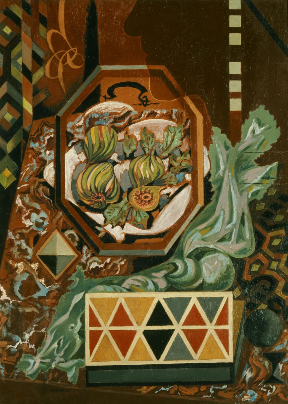 Food in Greek painting 5 - Nikos Hatzikyriakos Ghikas - Democratic Gourmet